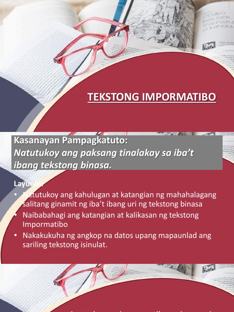 Tekstong Impormatibo PDF | PDF