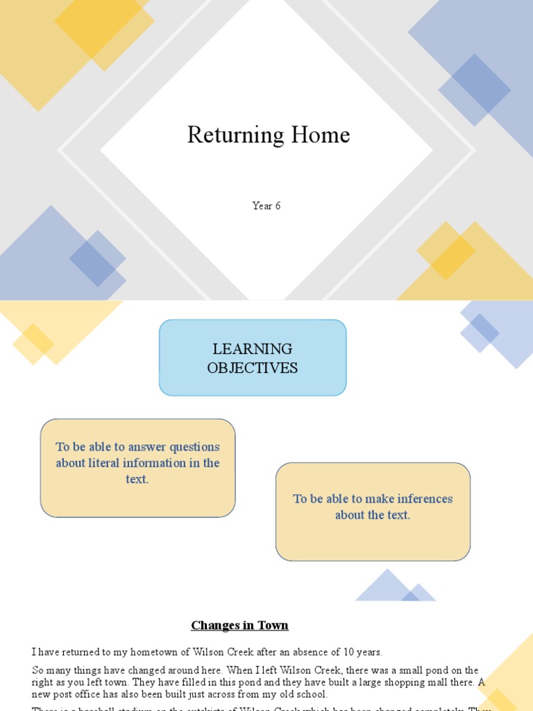 10 minute reading comprehension lesson for ages 10-12 | PDF