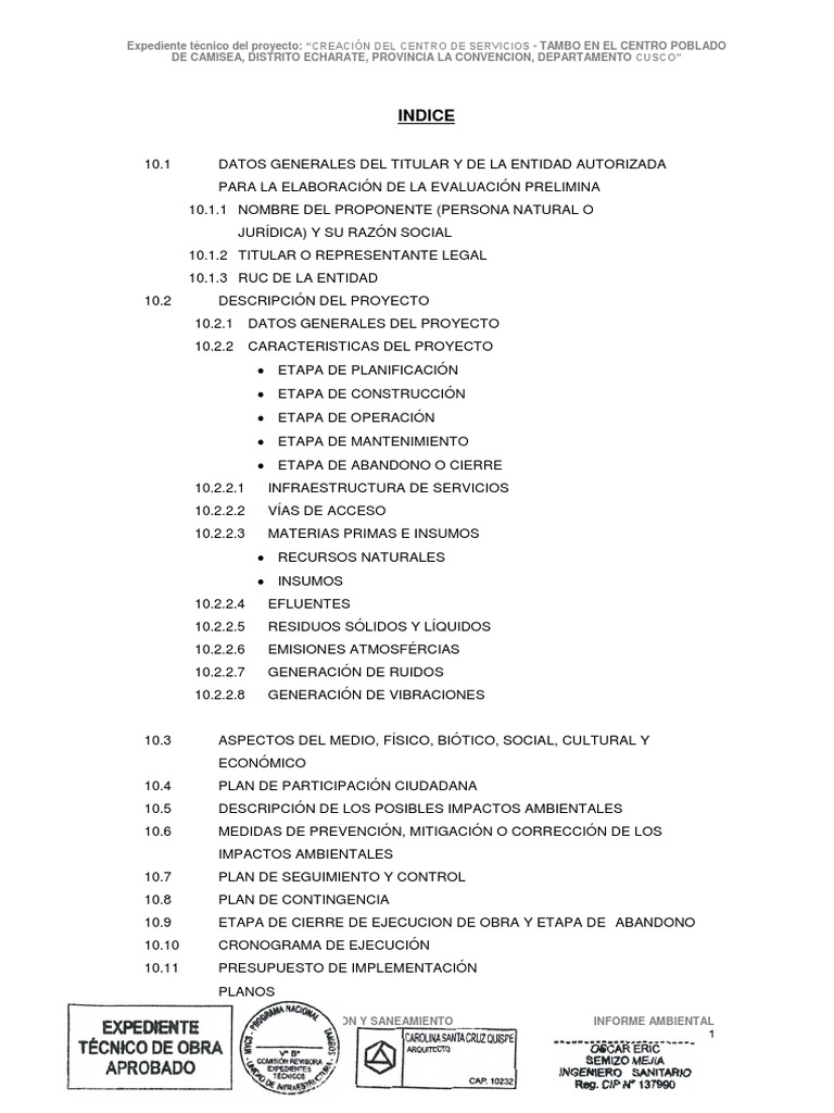 INFORME DE IMPACTO AMBIENTAL-definitivo | PDF | Hormigón | Fundación ...