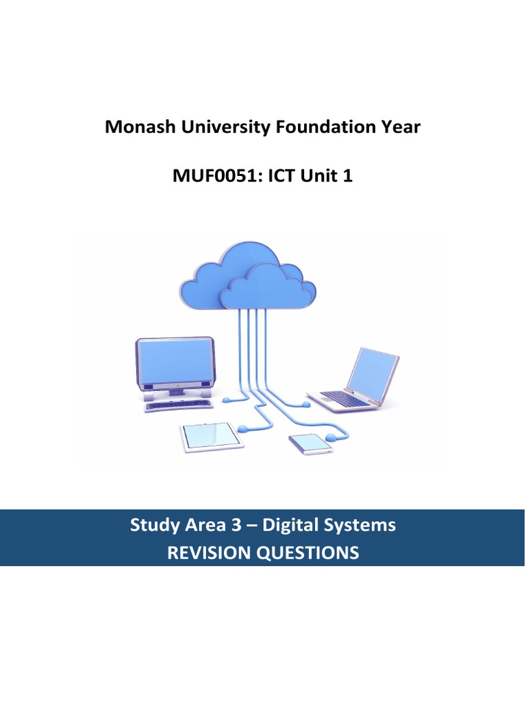 ICT1 SA3 Revision Questions | PDF | Computer Data Storage | Computer ...