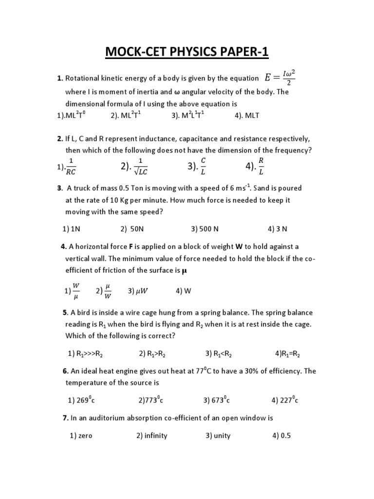 Phy M1 Questions | PDF | Electronvolt | Atoms
