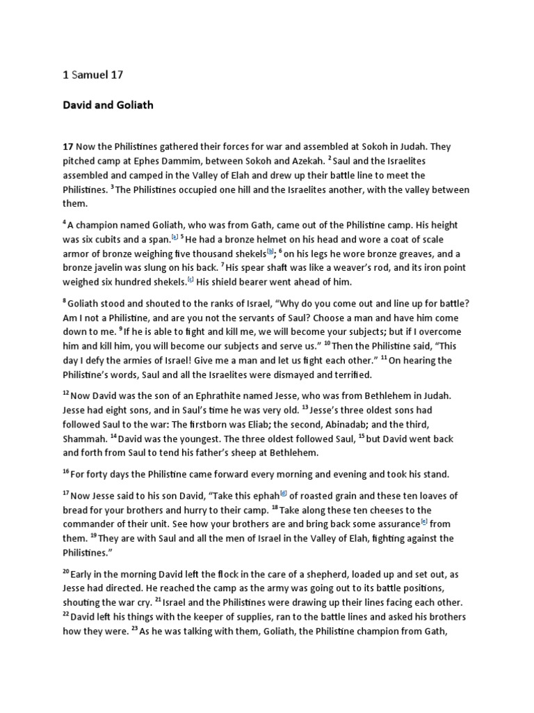 David and Goliath | Download Free PDF | David | Goliath