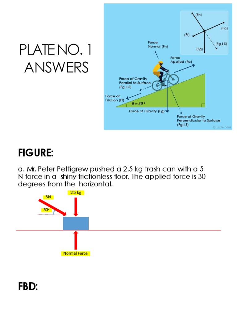 4 - WORK BY SPRING and FBD of Inclined Surfaces | PDF | Force | Mass