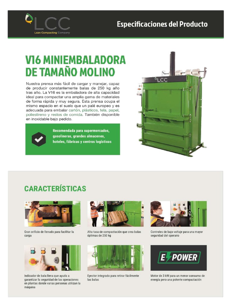 Prensa Compactadora V16 | PDF