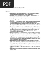 Column Writing (Tagalog) | PDF