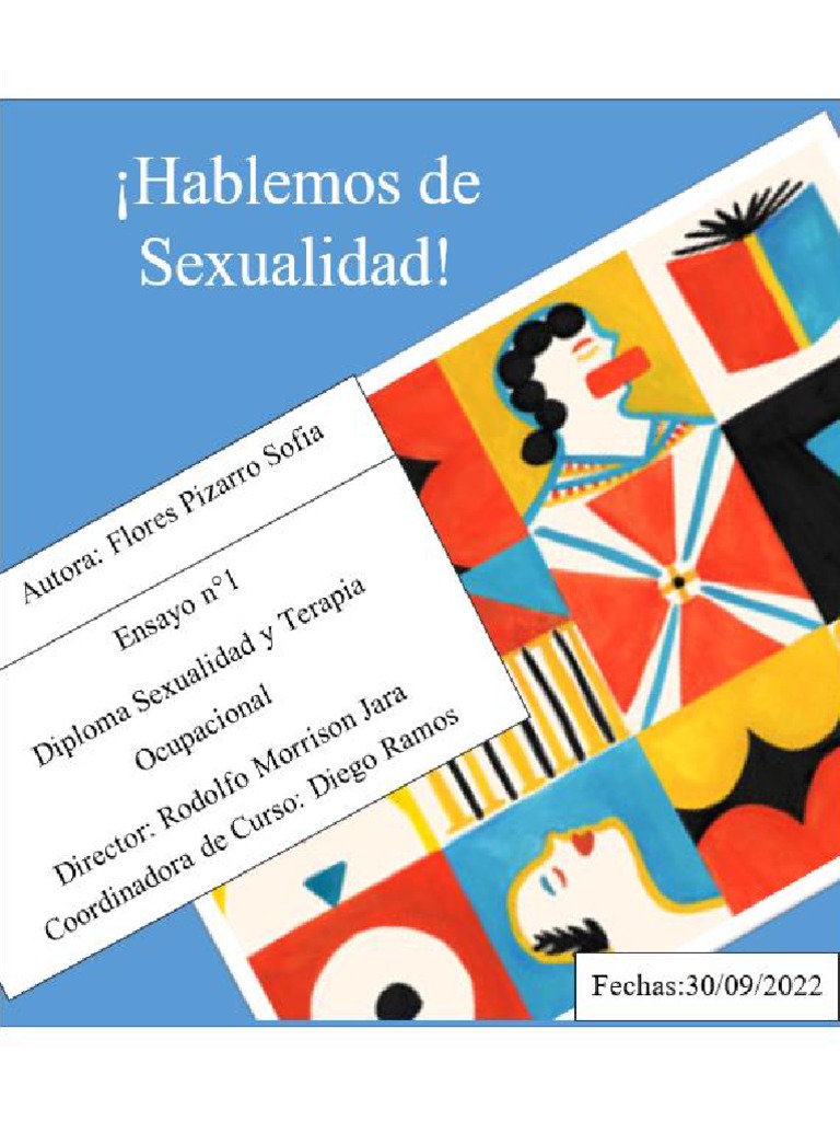 Ensayo Hablemos De Sexualidad Pdf La Sexualidad Humana Sexualidad