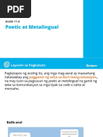 Grade 11 - Conative, Informative at Labeling Na Gamit NG Wika | PDF