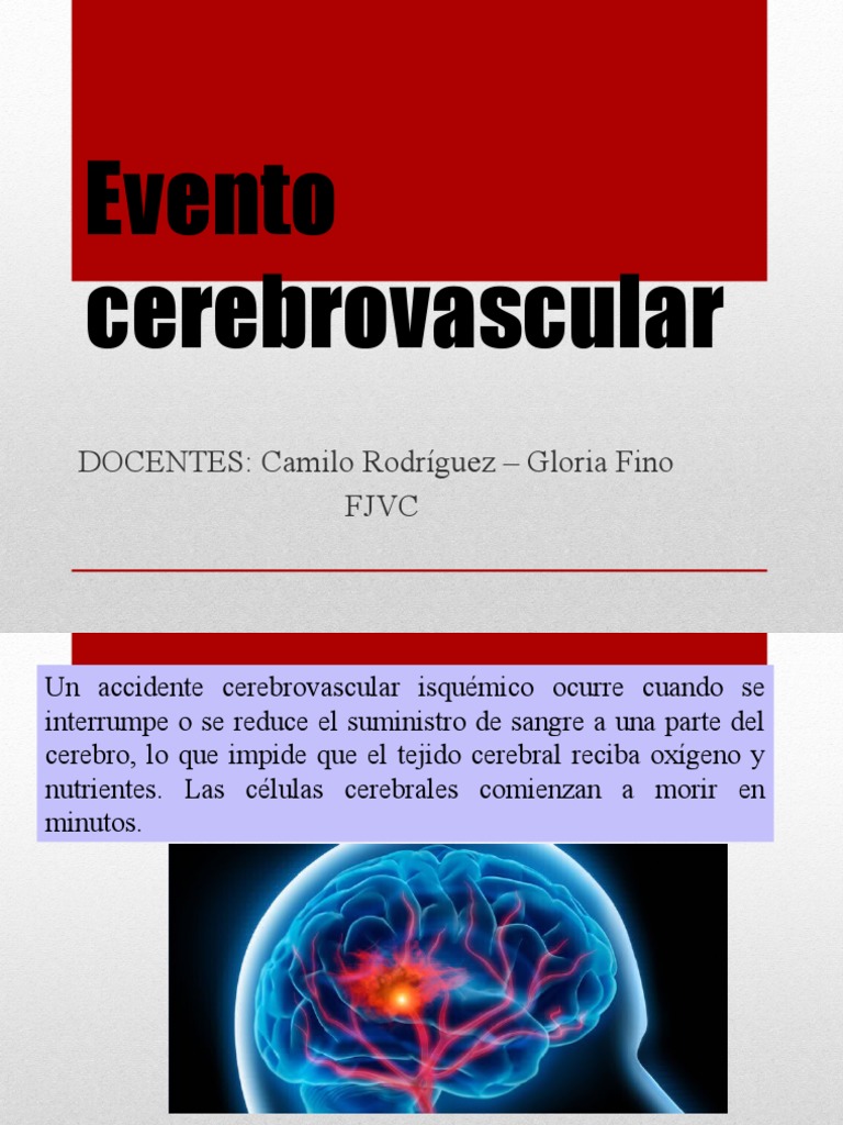 Accidente Cerebrovascular: Síntomas y Tratamiento | PDF | Carrera ...