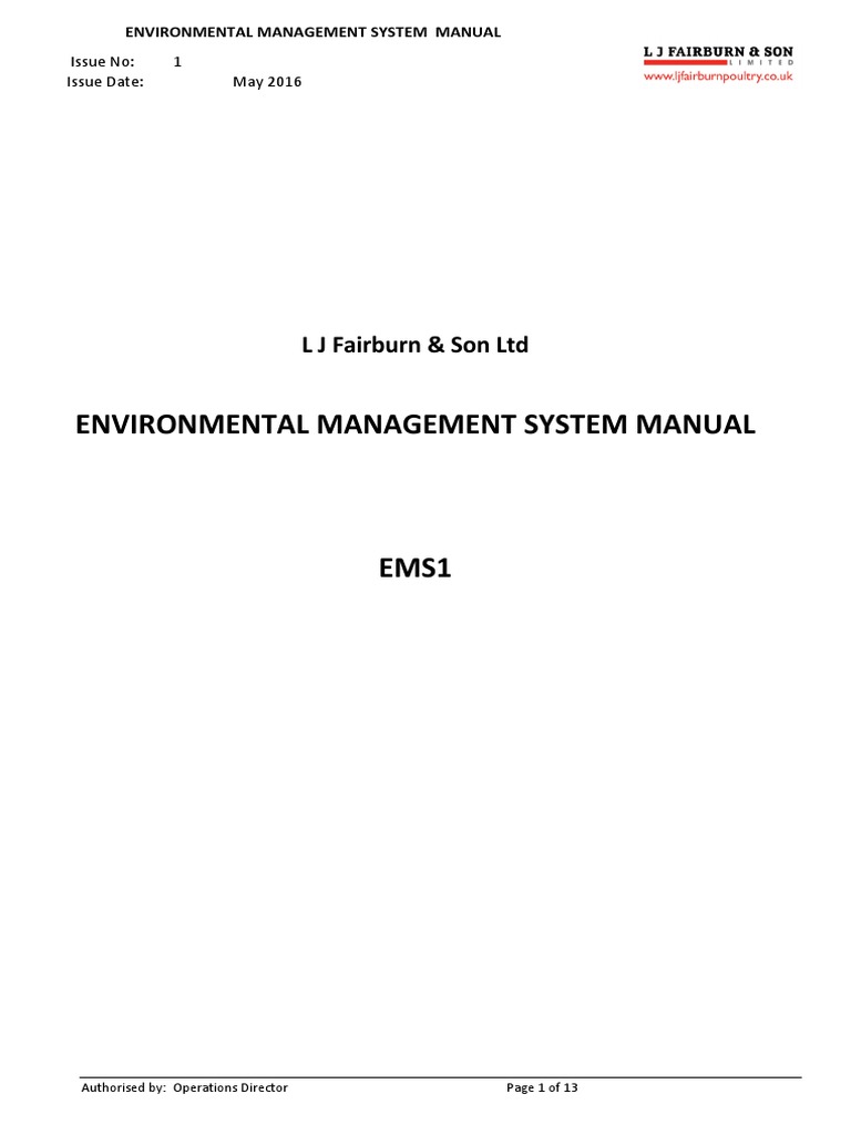 Environmental Management System | PDF | Recycling | Waste