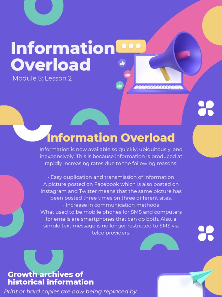 Internet Overload | PDF | Popular Culture & Media Studies | Social Media
