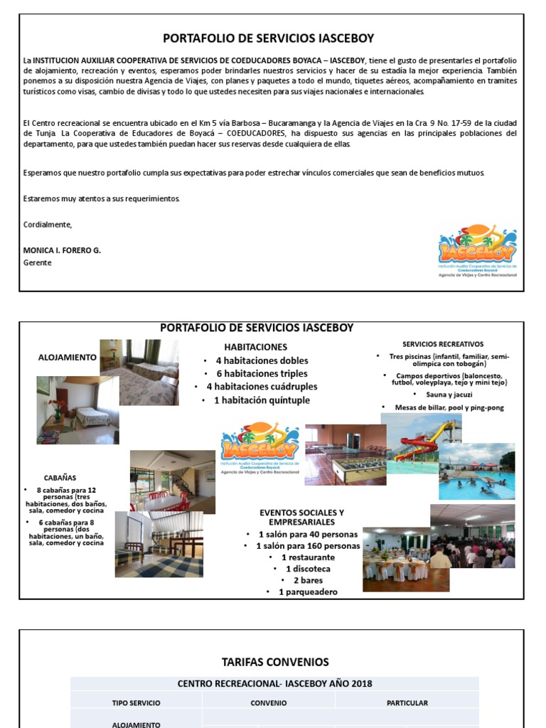 Portafolio de Servicios | Descargar gratis PDF | Ocio
