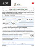 Cayman Islands Temporary Work Permit Application Form | PDF | Cayman ...