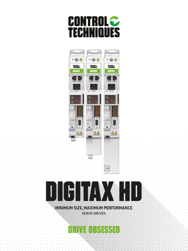 Bro Digitax HD | PDF | Electric Motor | Programmable Logic Controller