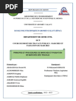 Les Apports Du Nouveau Decret Des Marches Publics Au Maroc 2023. | PDF