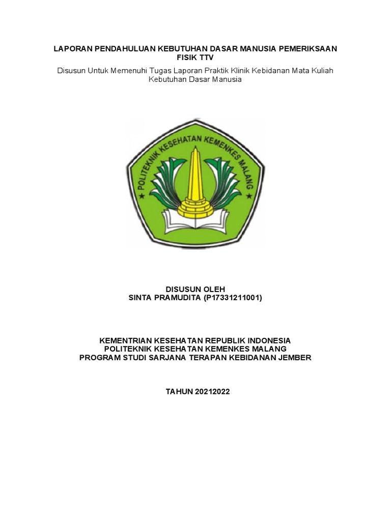 LP Revisi TTV | PDF | Kesehatan Holistik