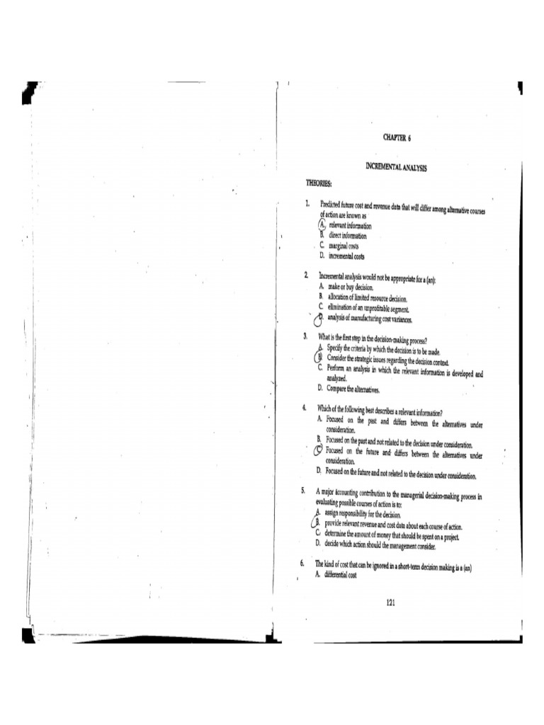 Incremental Analysis | PDF