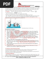 Class 9 Floatation Notes | PDF | Buoyancy | Density