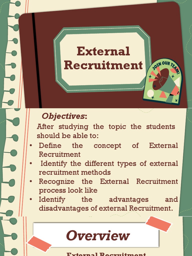 Group 1 - External Recruitment | PDF | Career & Growth