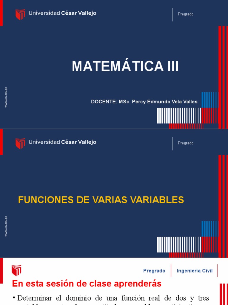 5.1 Funciones en Varias Variables | PDF | Función (Matemáticas) | Matemáticas