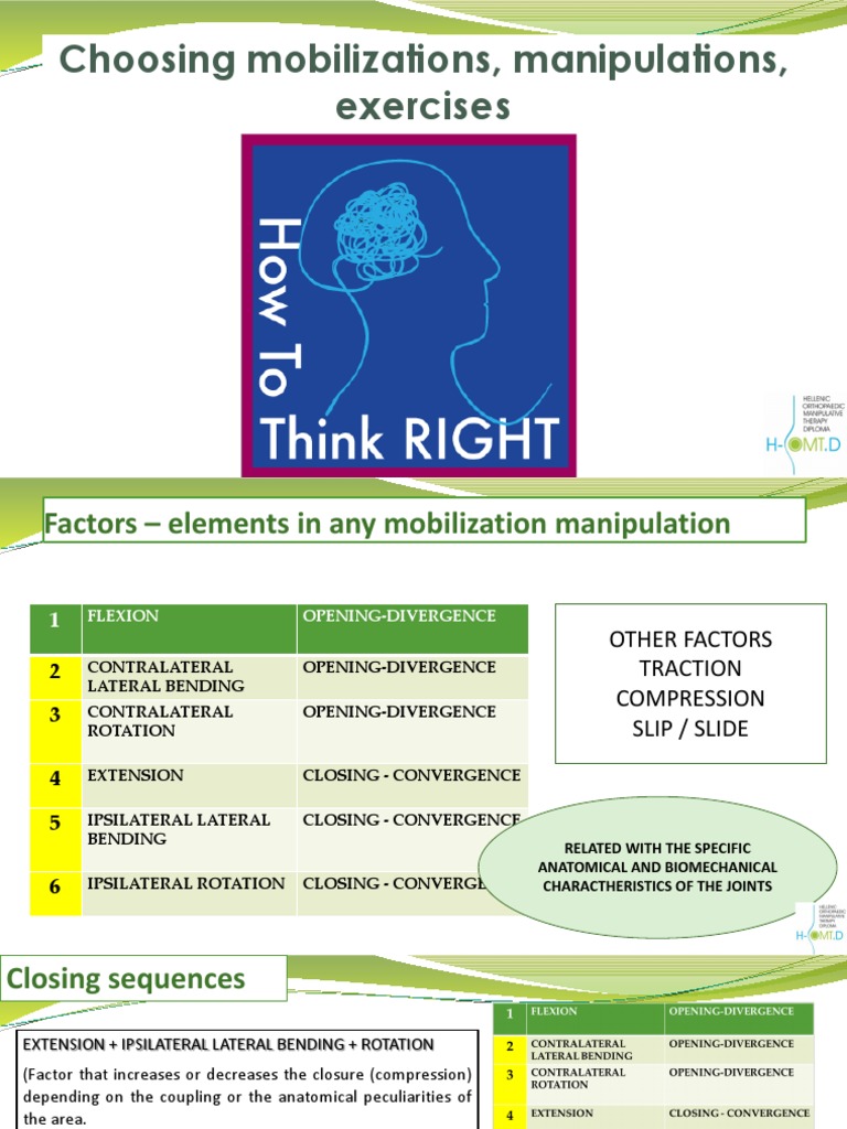 Choosing Mobs Manips Excercises | PDF | Anatomical Terms Of Motion ...