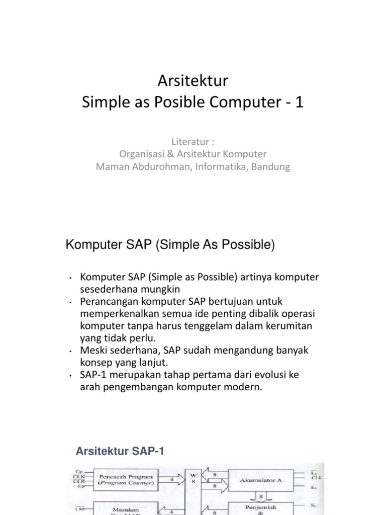 SAP 1 - Bag 1 | PDF
