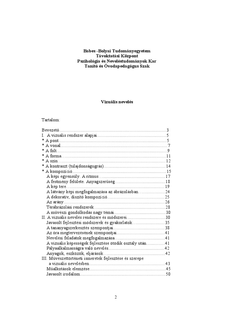 Babes - Bolyai Tudományegyetem Távoktatási Központ Pszihológia És Neveléstudományok Kar Tanító ...