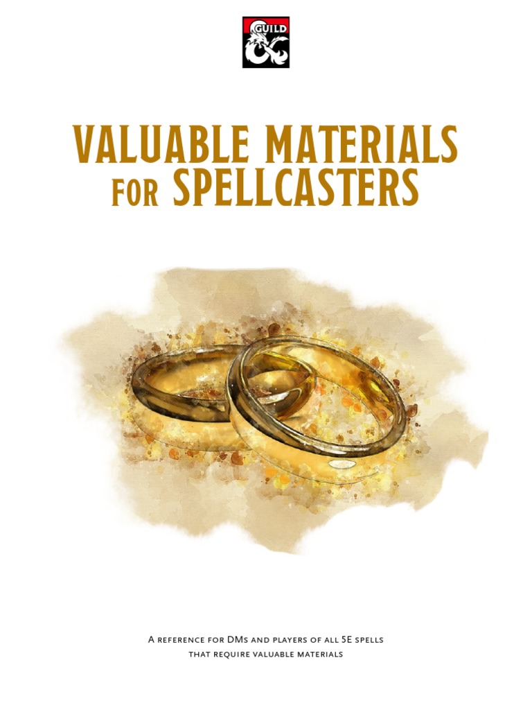 Valuable Materials For Spellcasters | PDF | Magician (Fantasy ...