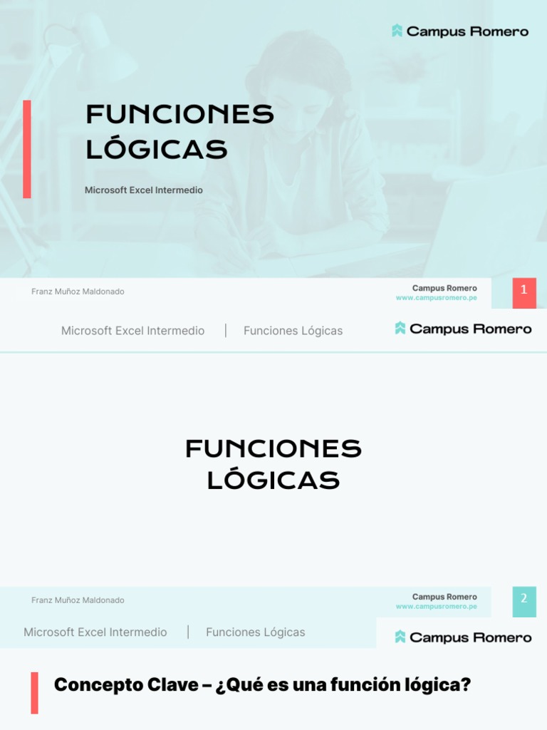 4. Funciones Lógicas.pptx | PDF | Función (Matemáticas) | Informática