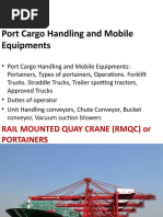 Quay Cranes in Container Terminals | PDF | Crane (Machine) | Transport