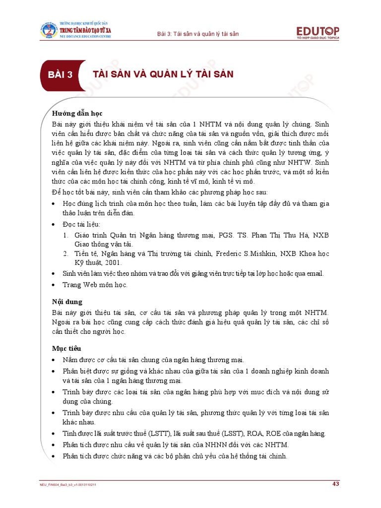 03 NEU FIN504 Bai3 v1.0013110211 | PDF