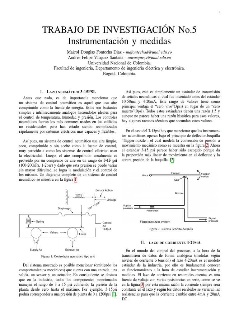 Trabajo de Investigaci N 5 Instrumentaci N | PDF | Ciencias de la Computación | Redes de ...