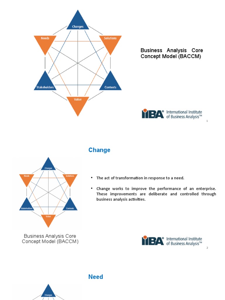 Task - BACCM Application | PDF | Business Analysis | Risk