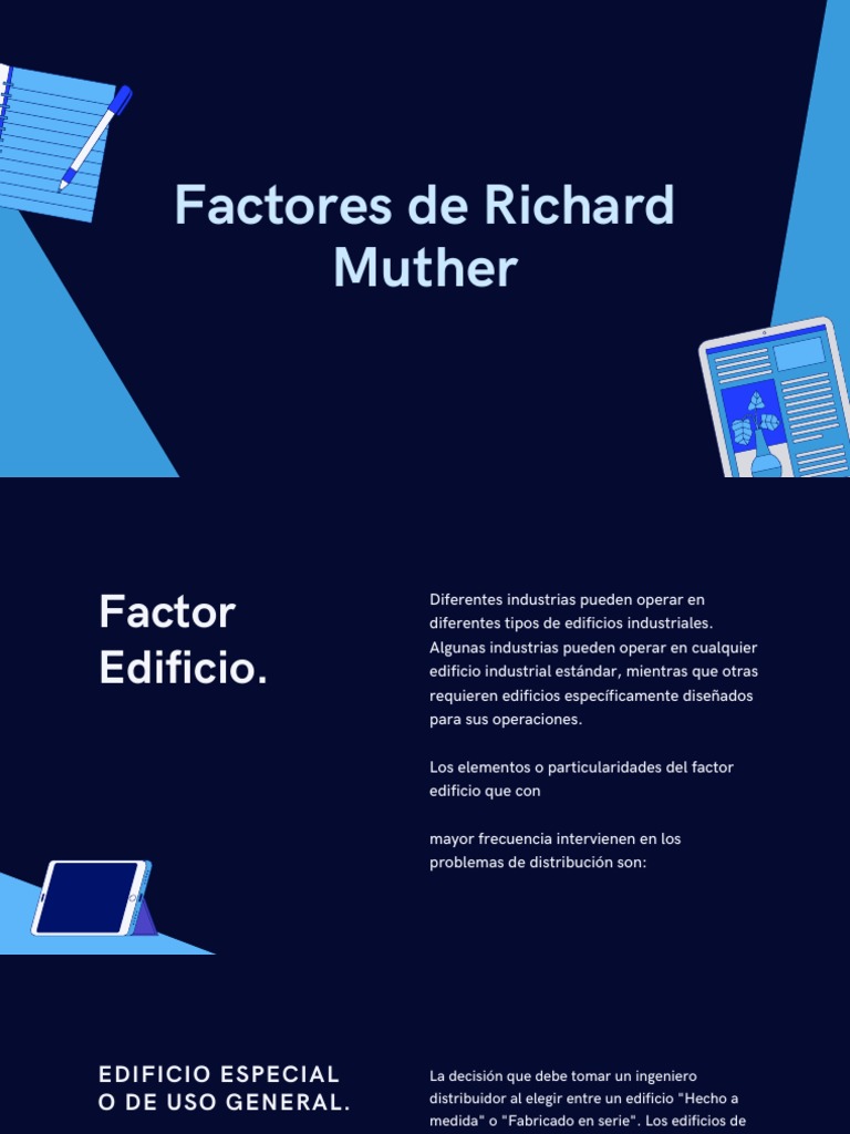 Factores de Richard Muther - Presentación | PDF | edificio | Ventilación (Arquitectura)