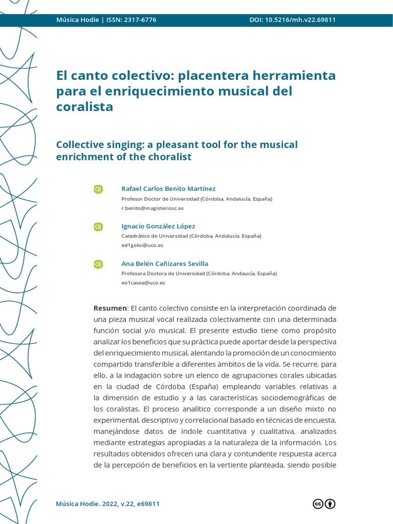 Artigo 102-Corrigido | PDF | Coro | Canto