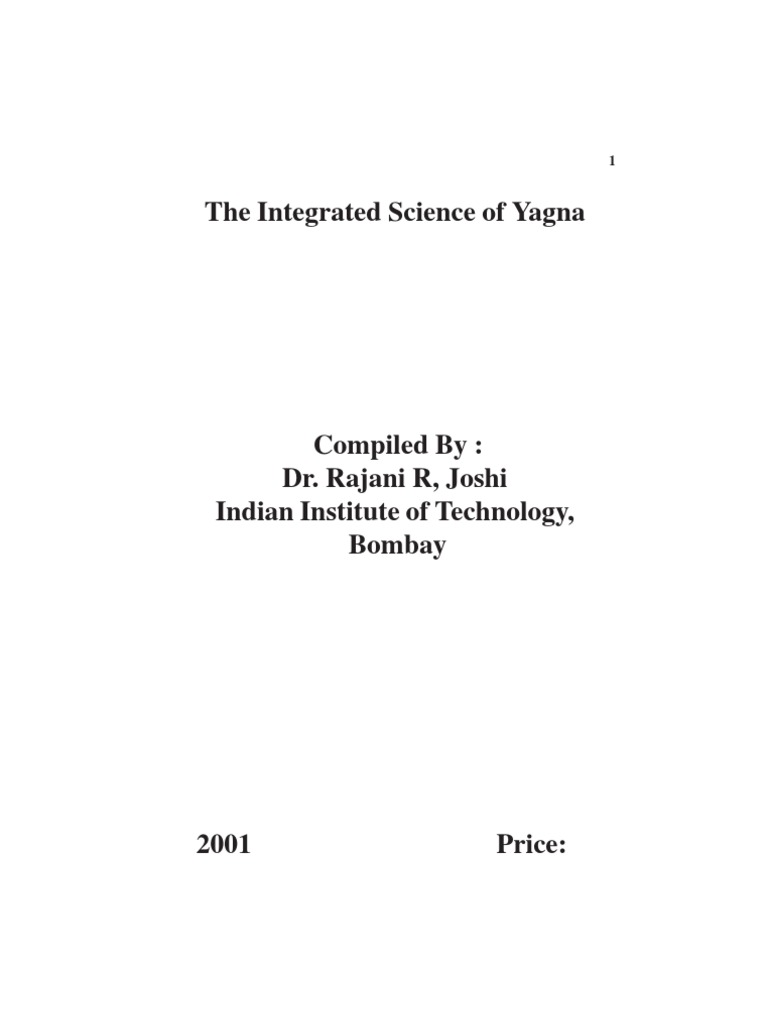 Integrated Science of Yagya | PDF | Carbon Dioxide | Combustion