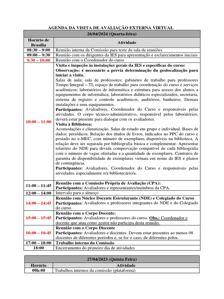 Agenda Matemática Licenciatura - Abril | PDF | Bibliotecas | Mestrado
