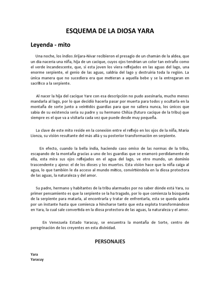 Esquema de La Historia | PDF