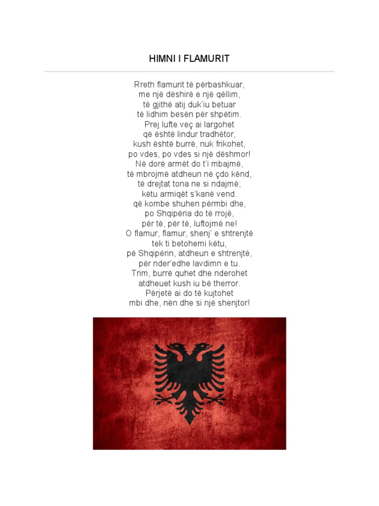 HIMNI I FLAMURIt | PDF