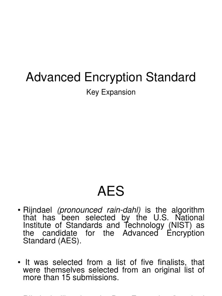 Module 4 - AES (Key Expansion) | Download Free PDF | Cryptography | Crime Prevention