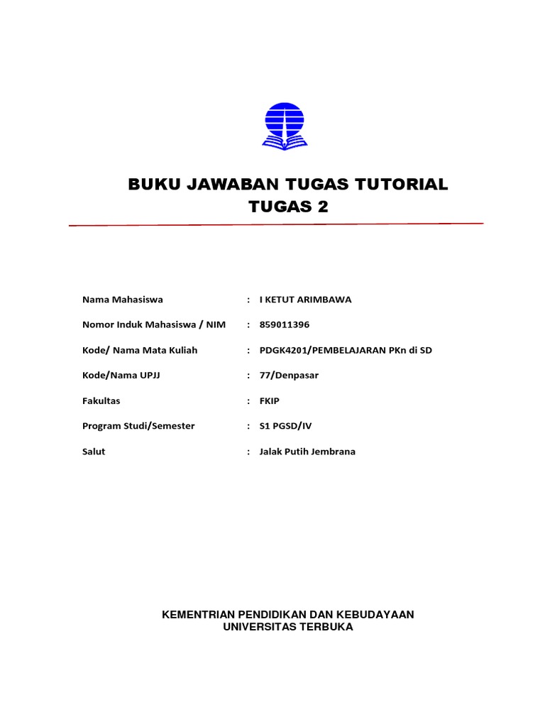 Tugas Tutorial 2 - Pembelajaran PKN Di SD | PDF