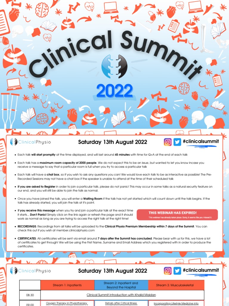 Clinical Summit: Engage & Learn | PDF
