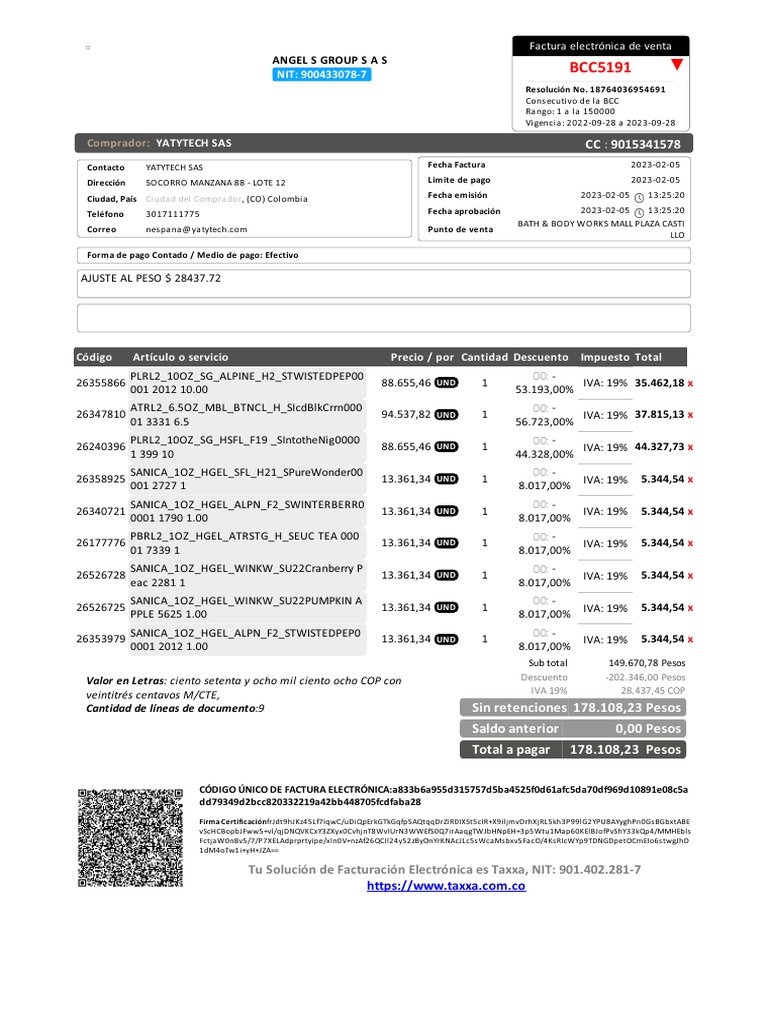 Invoice | PDF | Tecnología bancaria | Pagos