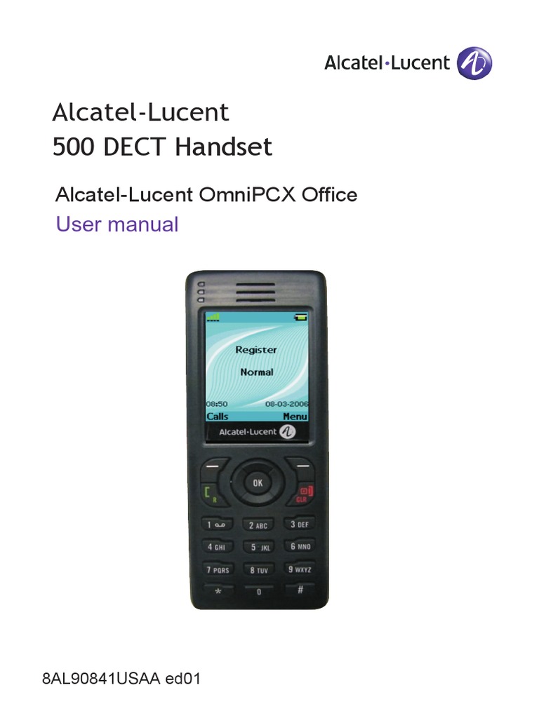 Alcatel DECT-500-Manual Ingles | PDF | Voicemail | Telephone