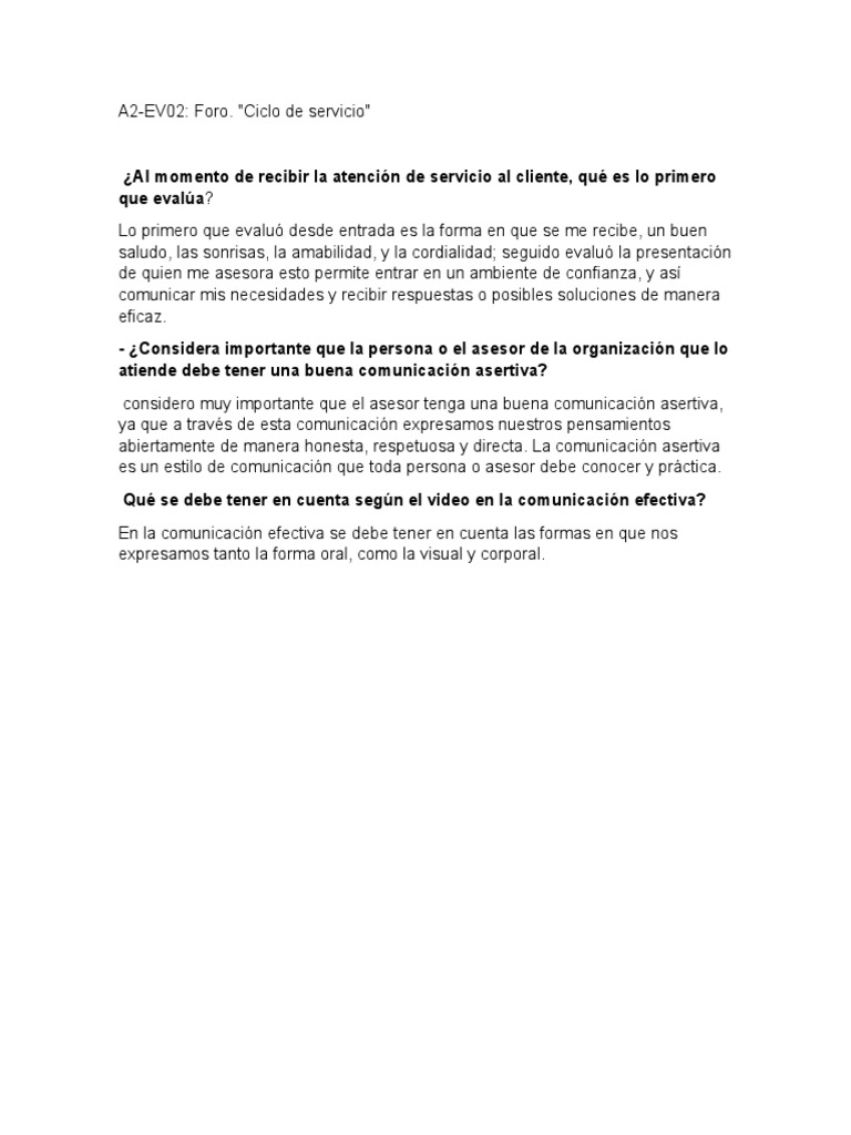 Foro A2 | PDF | Negocios