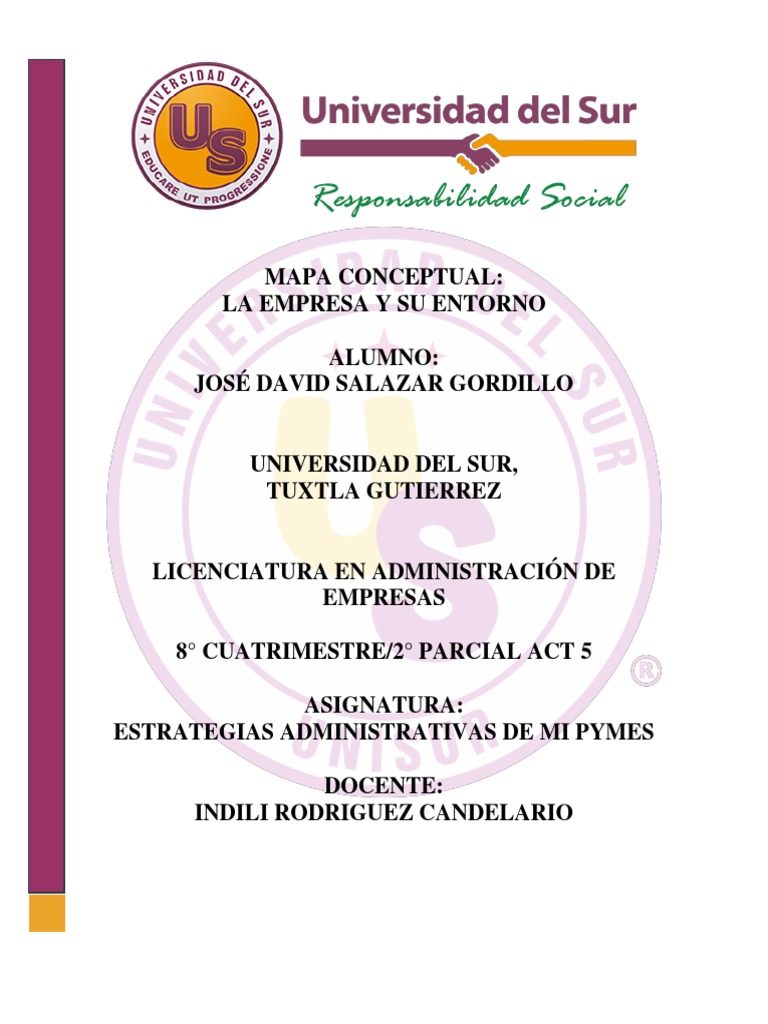 Mapa Conceptual Act 5 | PDF | Business | Economias