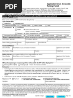 MR256 Application For A Disability Parking Permit Person With A ...