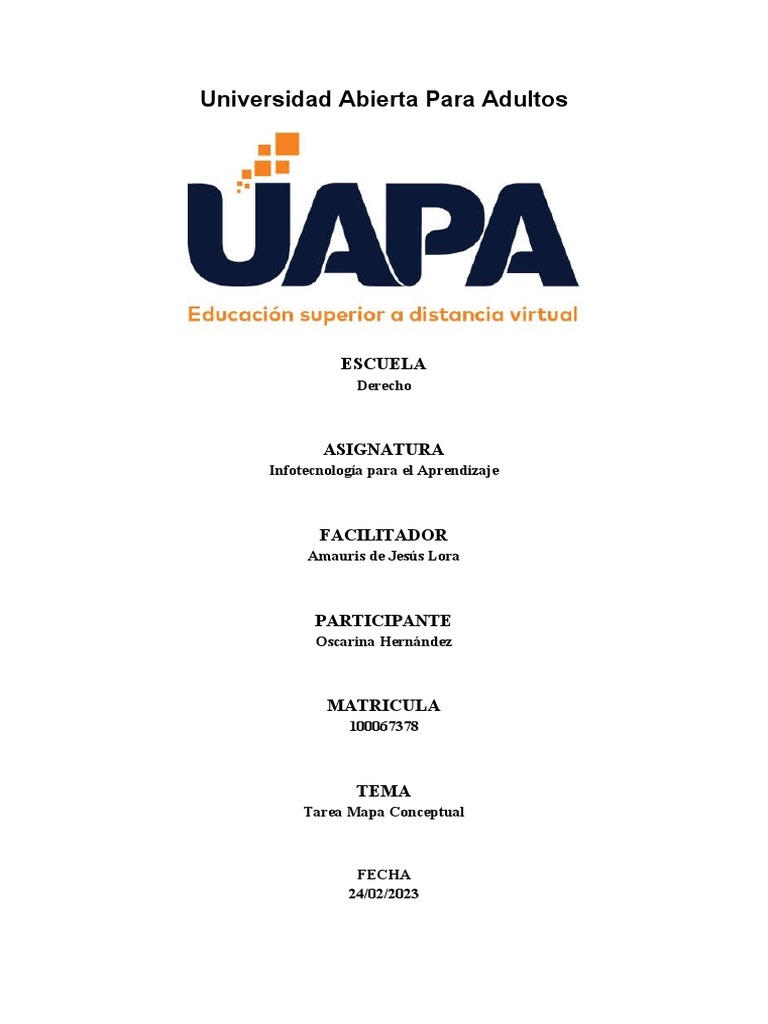 Tarea Mapa Conceptual | PDF Tarea Mapa Conceptual | PDF