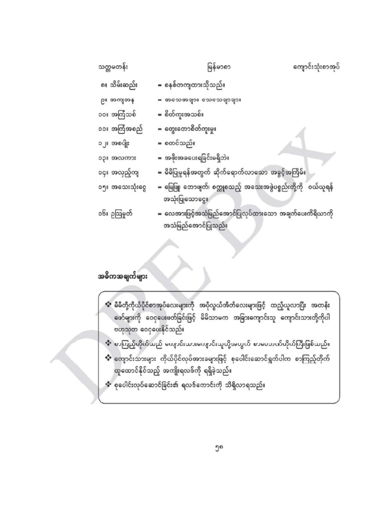 G7 Myanmar Textbook - p2zxz | PDF