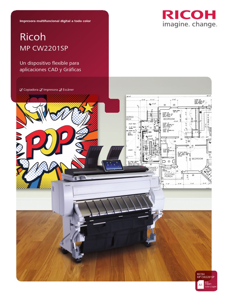 MP CW2201SP | PDF | Impresora (Computación) | Impresión