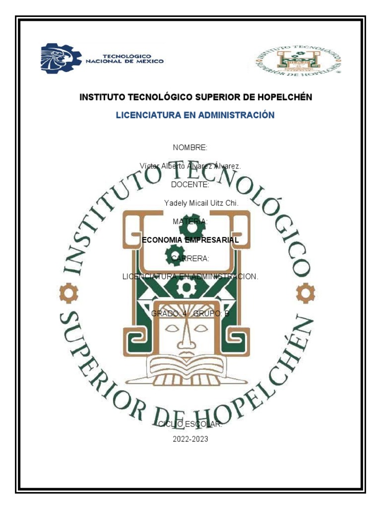 Instituto Tecnológico Superior de Hopelchén: Licenciatura en ...